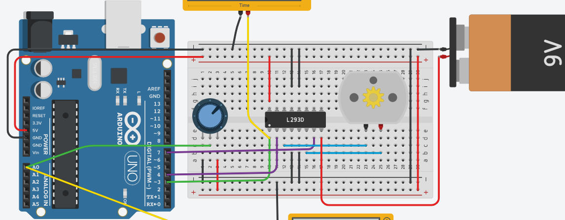 Arduino初心者編：dcモータをモータドライバl293dで制御する Stemship